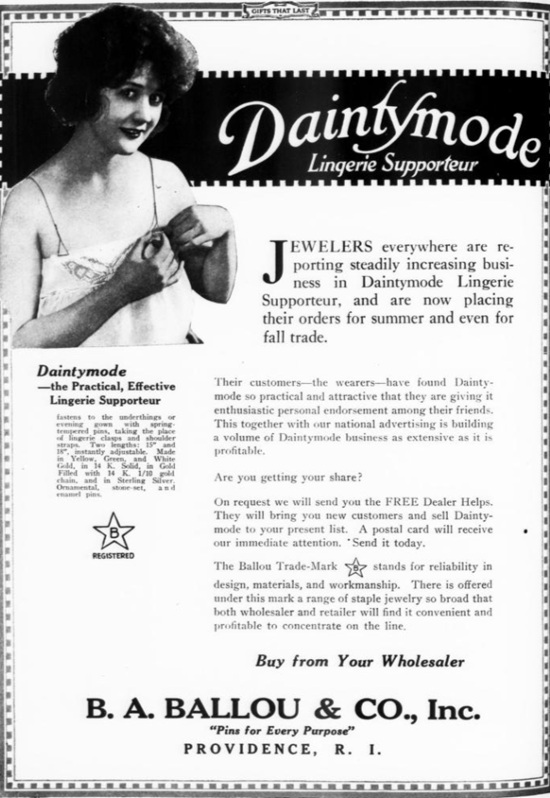 B.A. Ballou Jewelry Manufacturing Company History - Jewelry ID